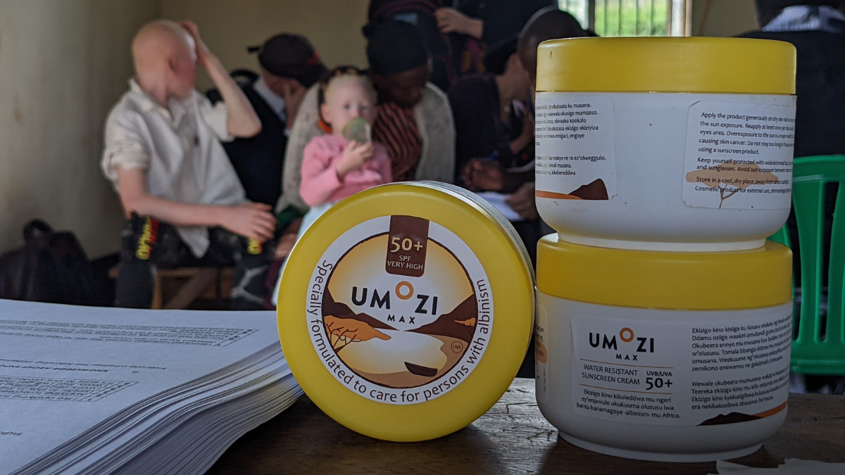 UMOZI MAX: a sunscreen made by and for people with albinism